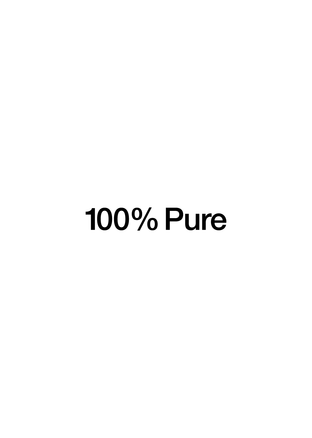 "LOGOS" – © 100% Pure Store